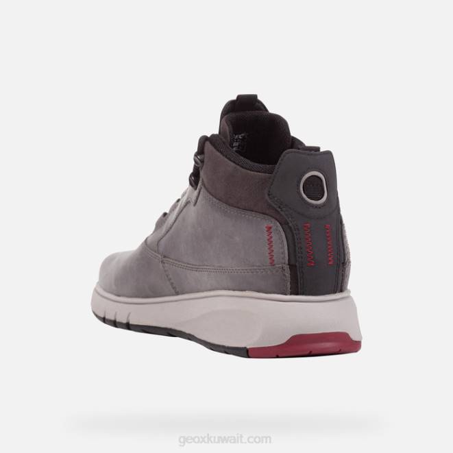 Geox الرمادي الداكن aerantis 4x4 abx man موضة 048H828 [048H828 ...