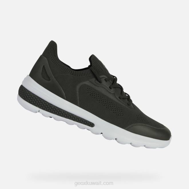 Geox جيش الرجل spherica actif موضة 048H634 [048H634] : الراحة والأداء ...